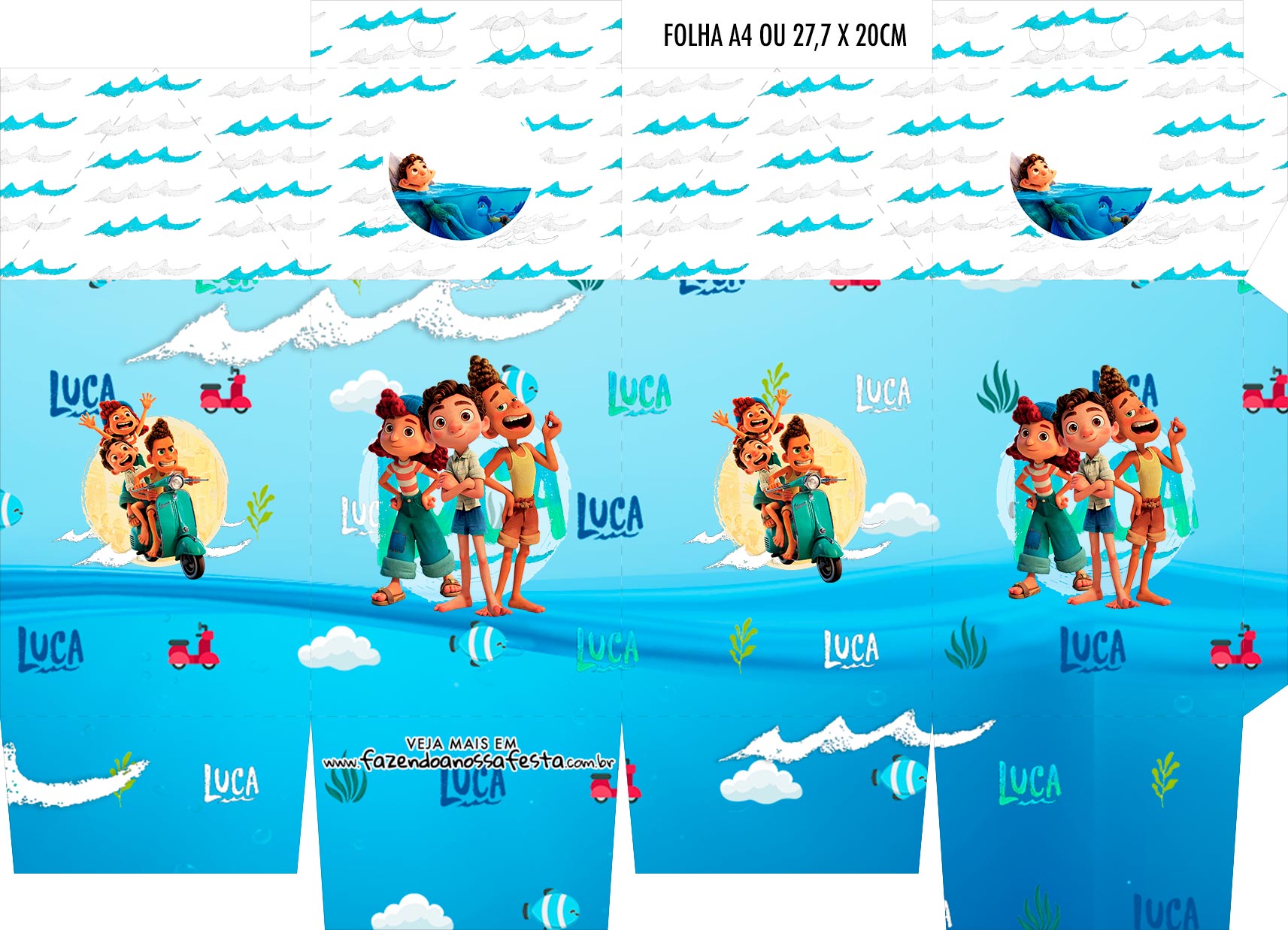 Luca Party: Free Printable Boxes. - Oh My Fiesta! in english