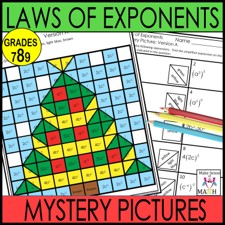 Christmas Activity Worksheets for Middle School Math - Make Sense of Math