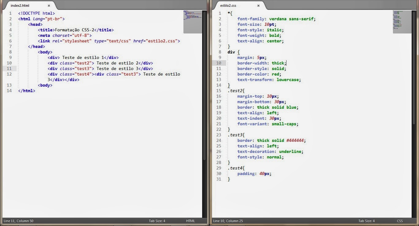 Sistemas Para Web: 3.CSS (Cascading Style Sheet) - Folha de Estilo em ...