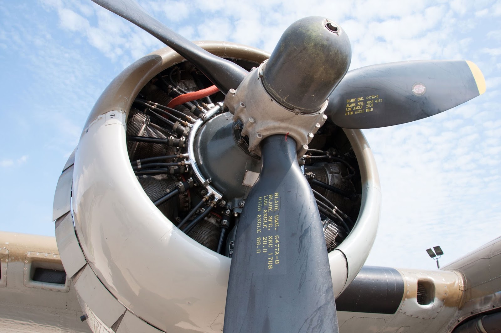 Kurt Pankopf Photography: B-17 Engine (Workflow from Here to There)