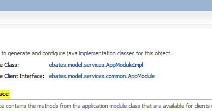Sudarshan's Blog - Oracle ADF/JDeveloper: Calling AmImpl Method from Managed Bean in ADF