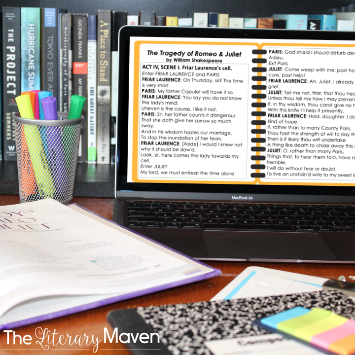 How to Teach Shakespeare's Romeo and Juliet: Act IV - The Literary Maven