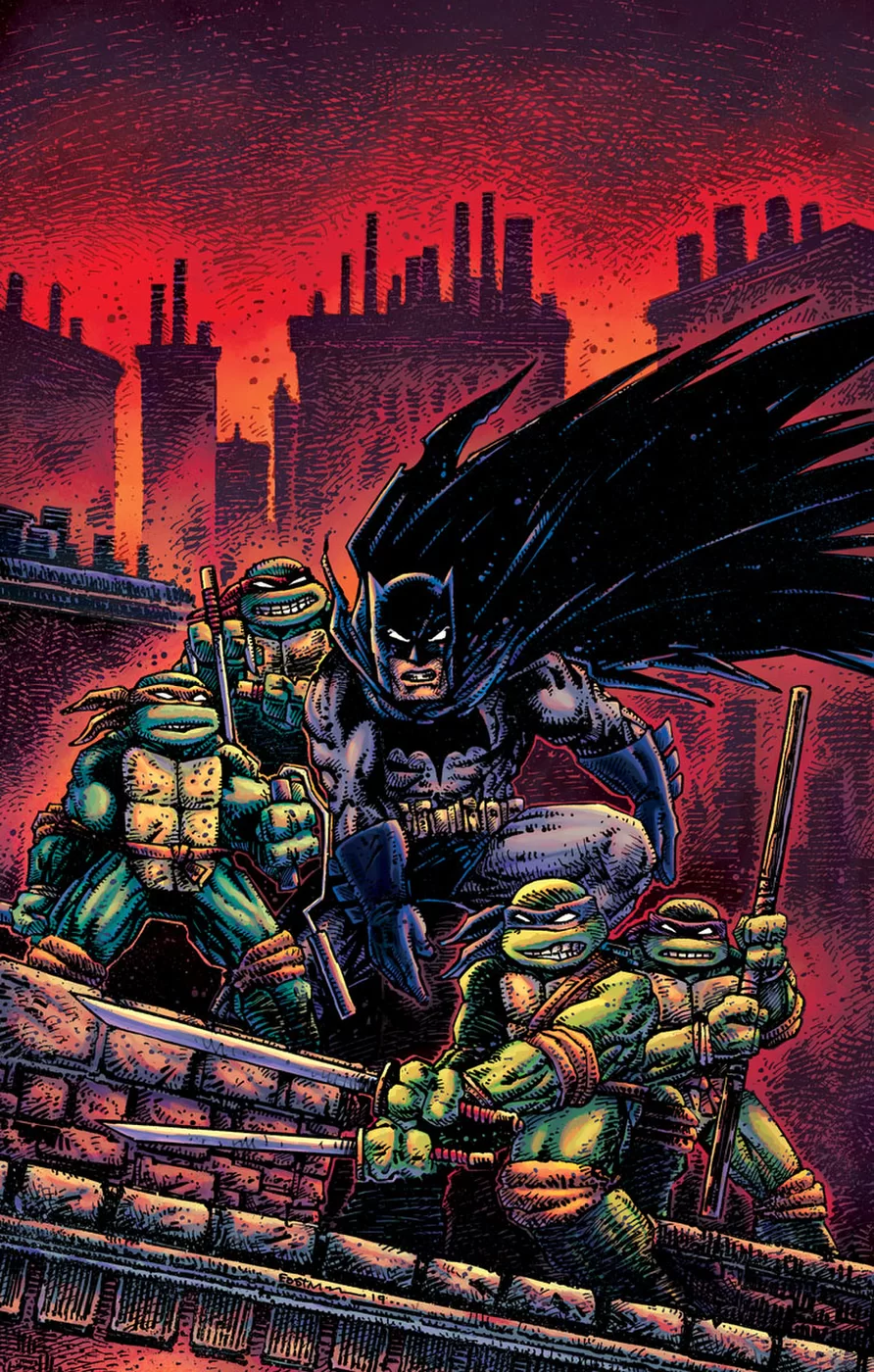 NickALive!: DC, IDW and Nickelodeon Announce 'Batman/Teenage Mutant ...