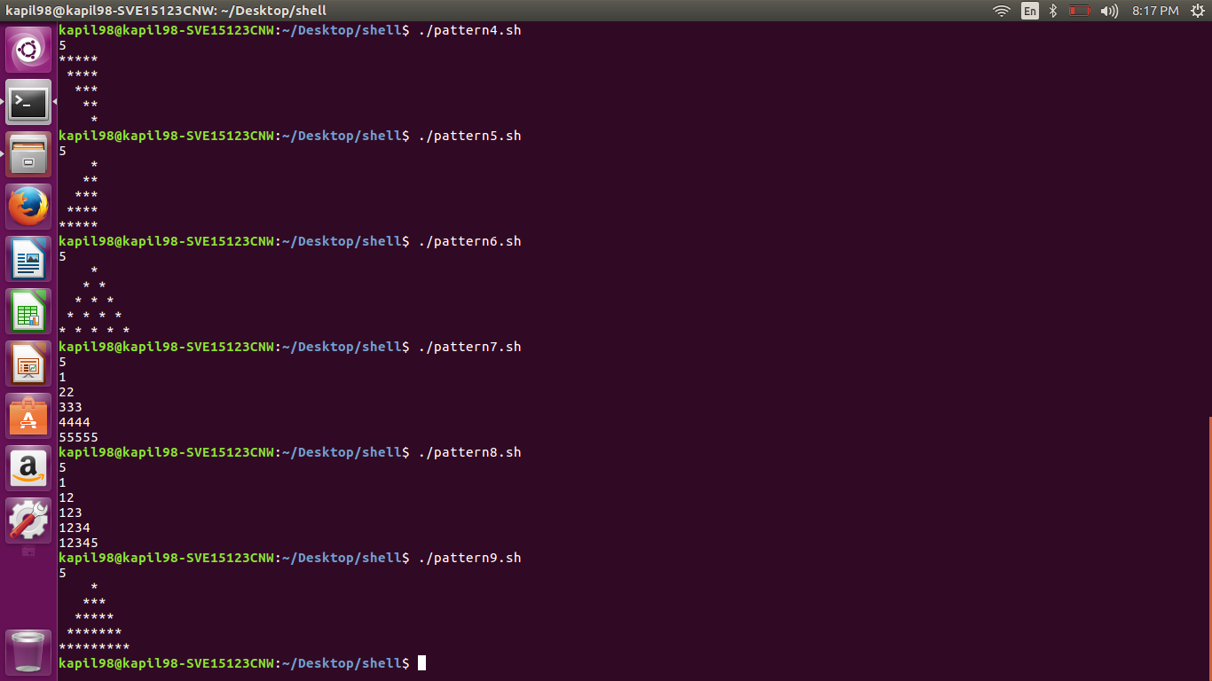 Pathshala Code Book Linux Shell Programming Star Patterns pathshala-code-book-linux-shell-programming-star-patterns