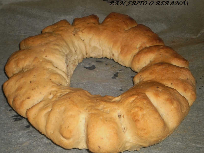 PAN FRITO O REBANÁS: ROSCA DE SAN BLAS DE PAN