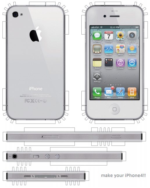 desain papercraft gratis: hp keren dan muraaaaaaaaaaaaaaaaah