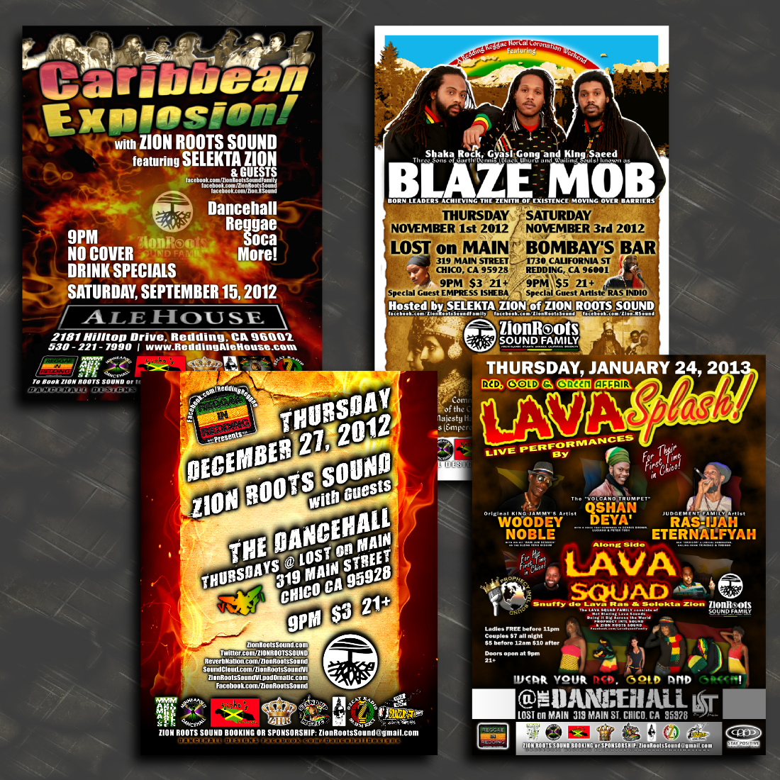 DANCEHALL DESiGNS™: Client: Zion Roots Sound