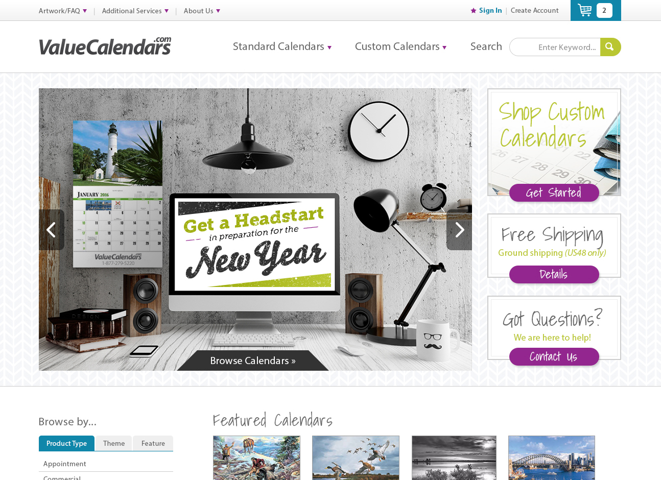 ValueCalendars.com - Custom Business Calendars | Promotional Calendars ...