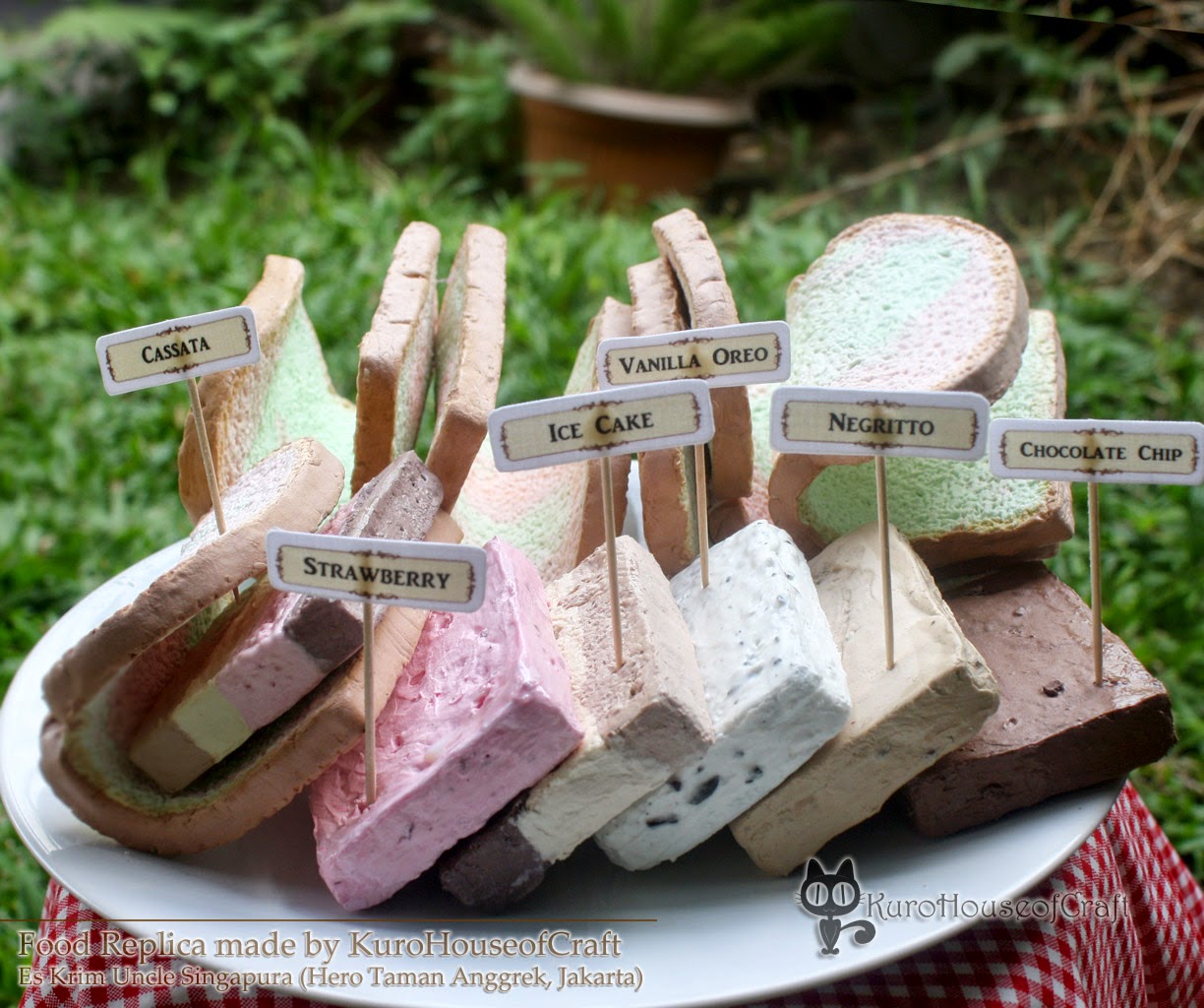 KuroHouse of Craft: Food Replica Es Krim Uncle (Replika Makanan) by ...