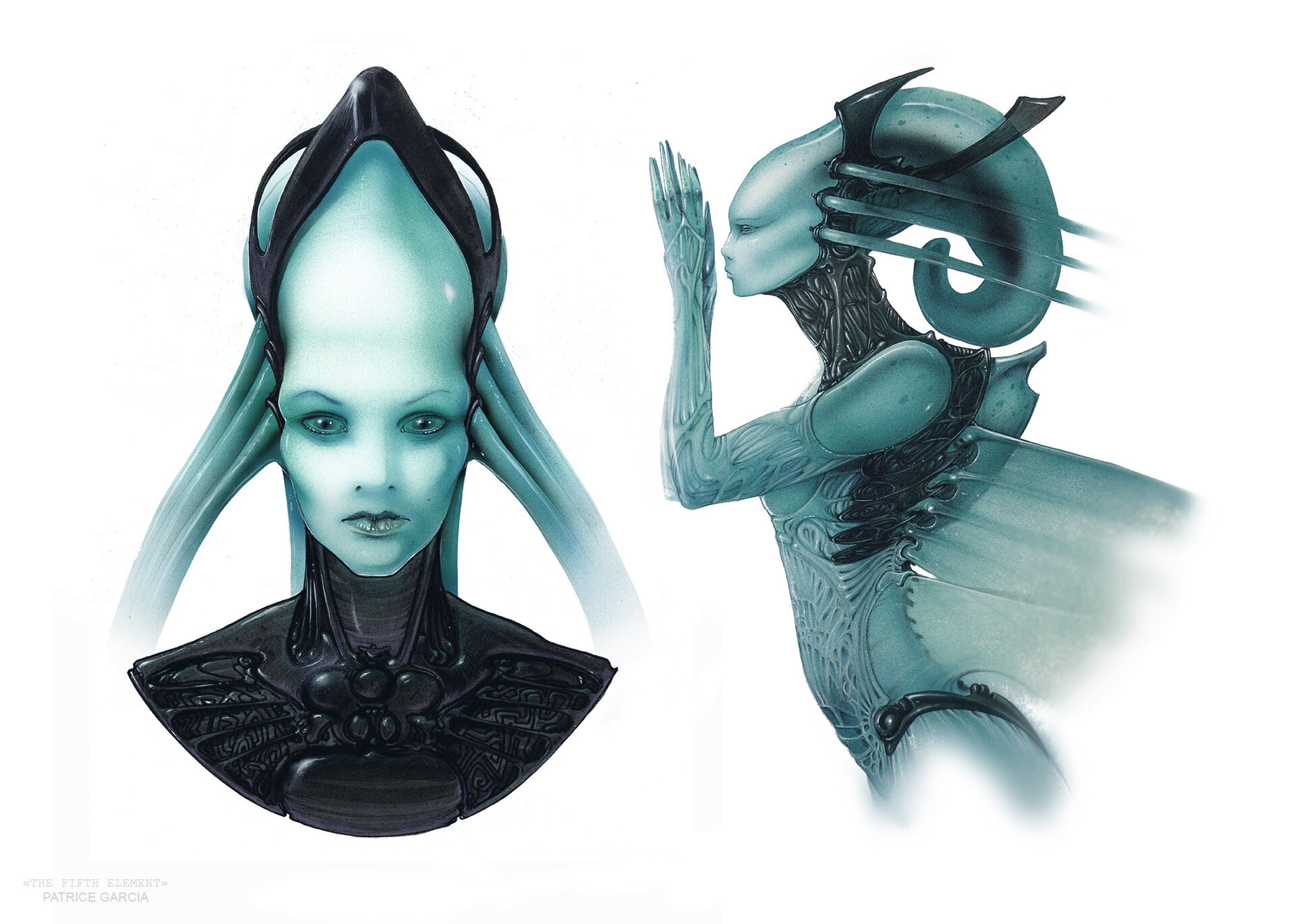 Get Your Multi Pass And See The Fifth Element Concept Art By Patrice