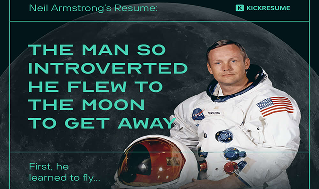 Neil Armstrong’s Resume: The Man so Introverted He Flew to the Moon to ...