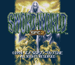 Super Famicom RPGs: Game 53 - Sword World SFC 2