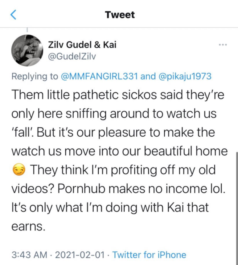 It's not about the break up