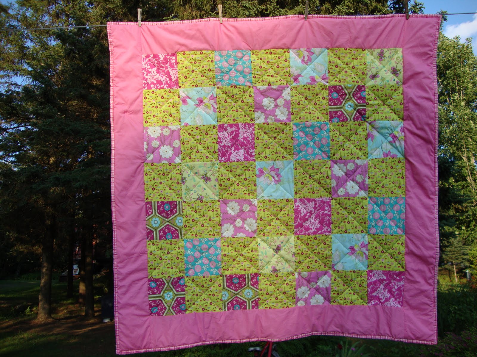 Thalie Coloris: Première courtepointe