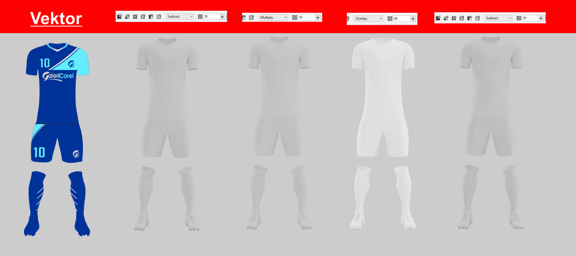 CARA MEMBUAT MOCKUP JERSEY DI COREL DRAW LENGKAP DENGAN GAMBAR
