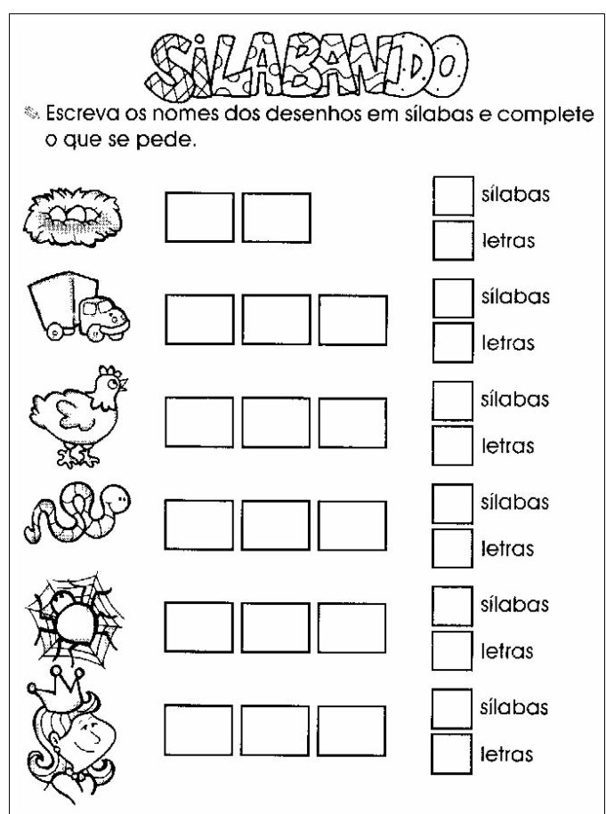 Professora Pamella Magalhães: Atividades de Língua Portuguesa - 1º Ano Professora Pamella Magalhães: Atividades de Língua Portuguesa - 1º Ano