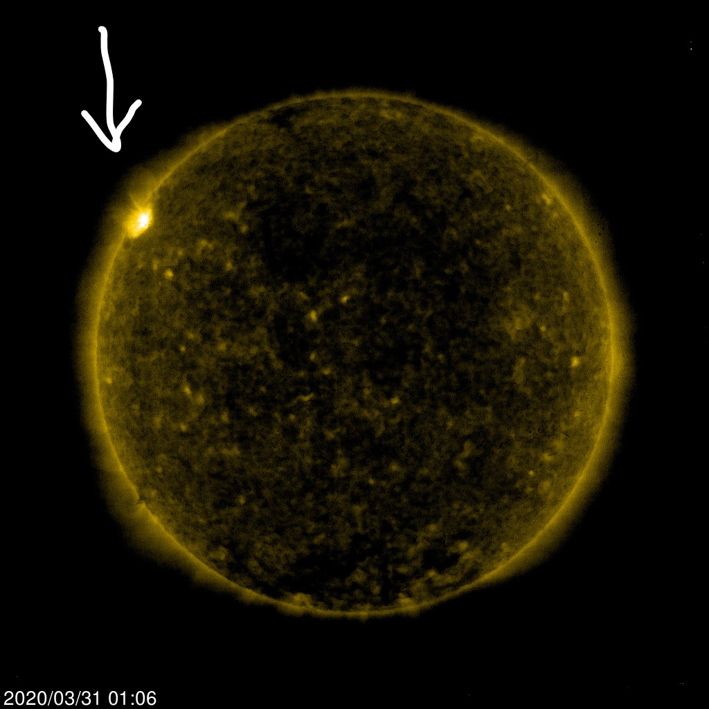 Astrofotografia y Ciencia: El Sol se activó con una fulguración y ...