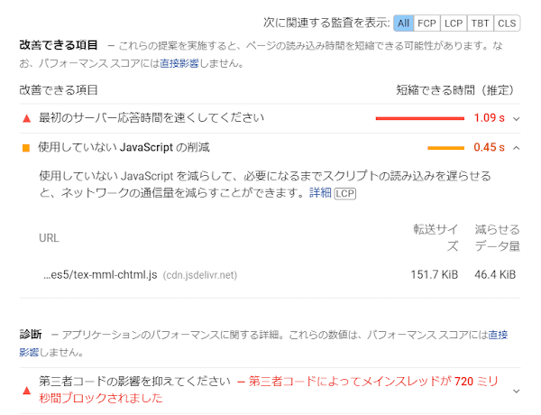 MathJaxの読み込みが遅い？遅延読み込みで表示を高速化 - IB-Note