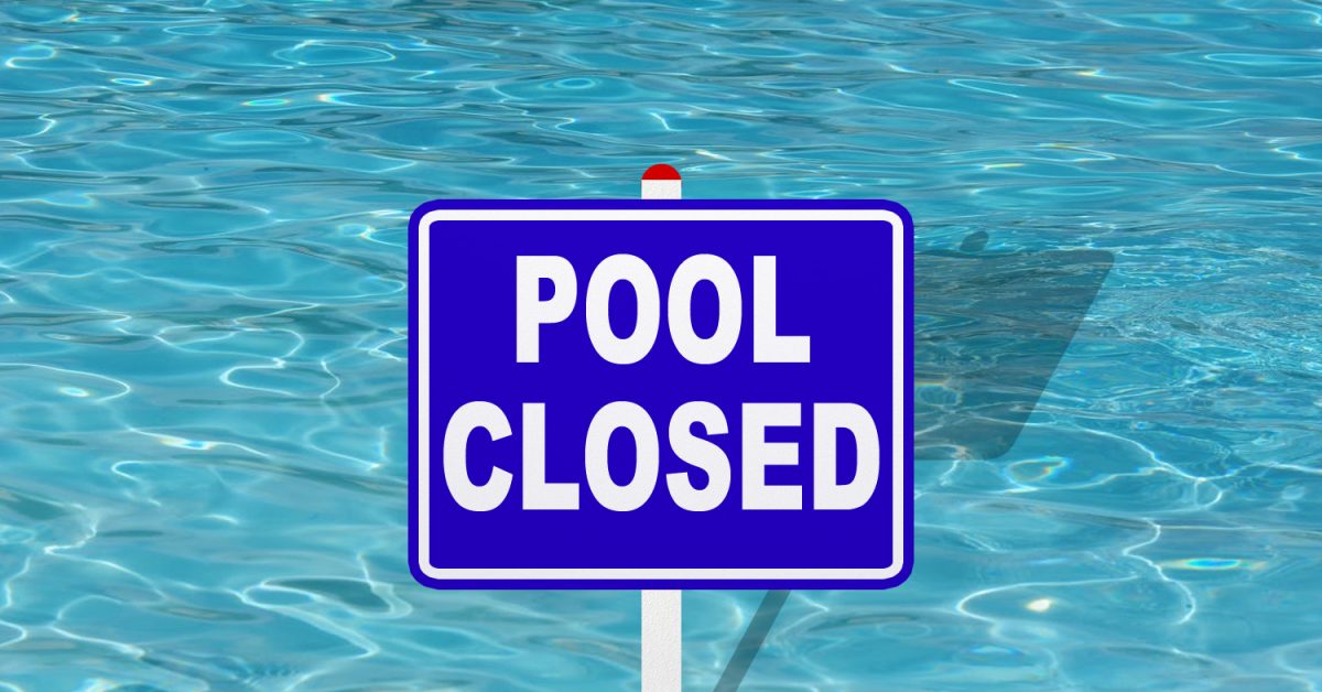Pool closed Sunday, June 20