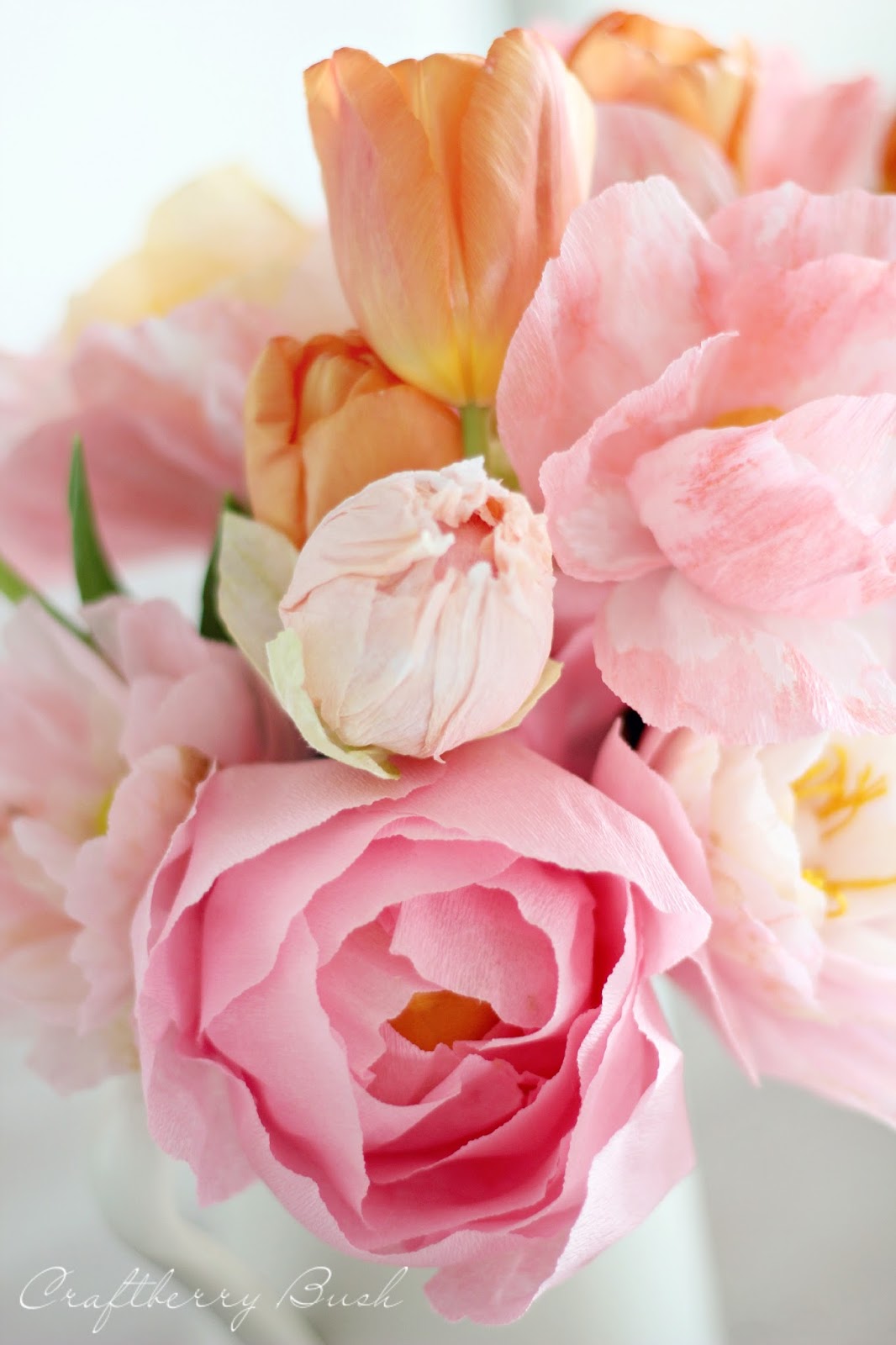 Crepe Peony Tutorial | Craftberry Bush | Bloglovin’