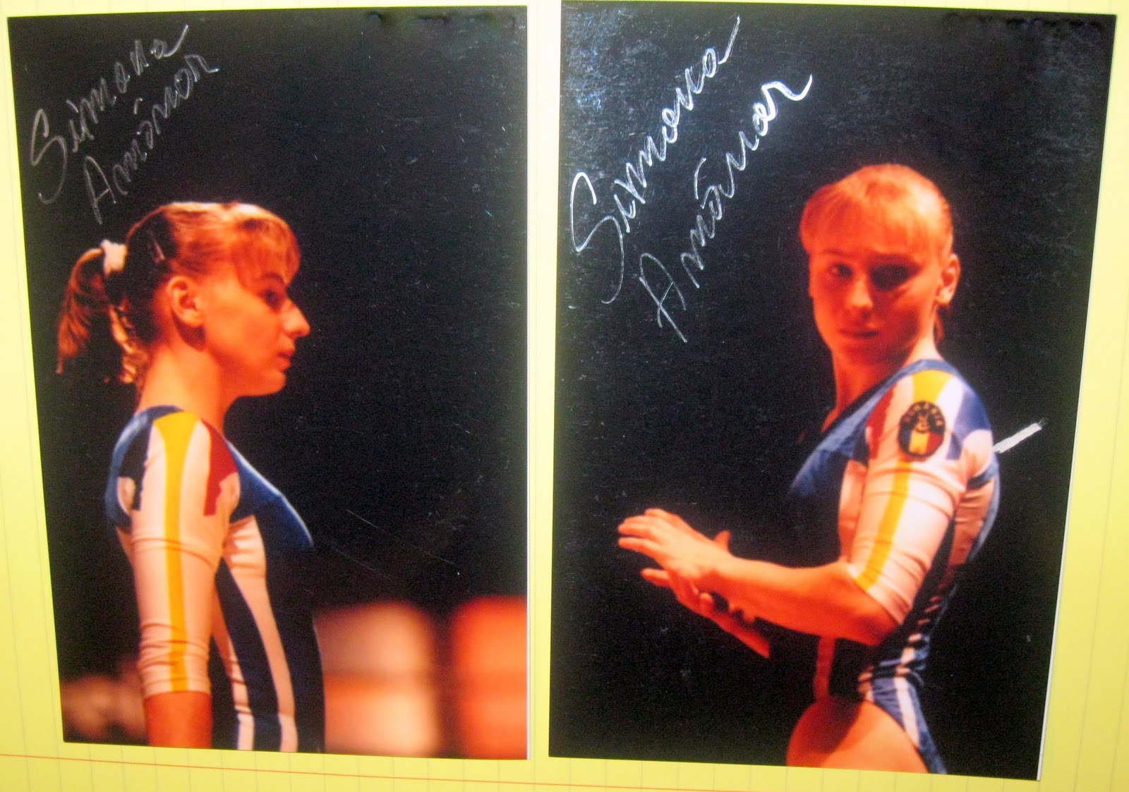 Autograph VIP: Simona Amânar, romanian gymnast, seven-time Olympic ...