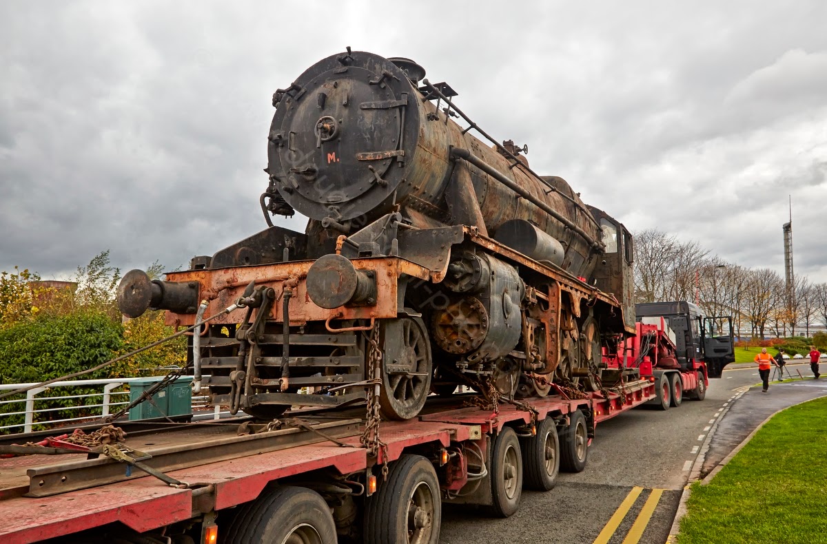 Dougie Coull Photography: Turkish 8F Steam Locomotive - 45170 - Arrives ...