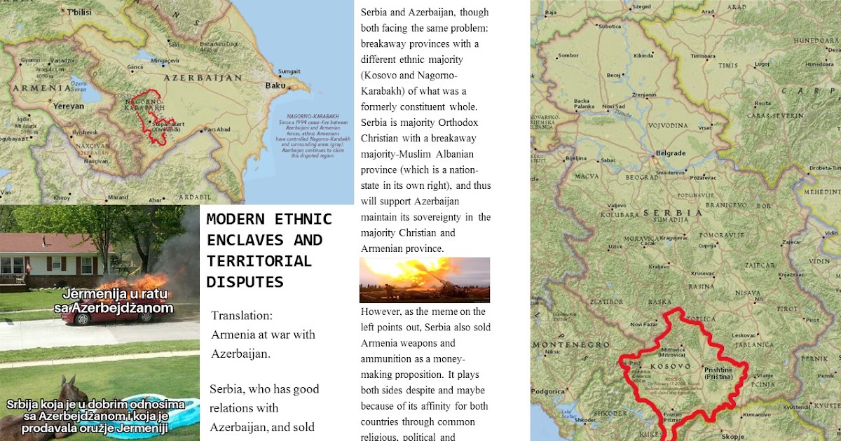 Modern Ethnic Enclaves and Territorial Disputes