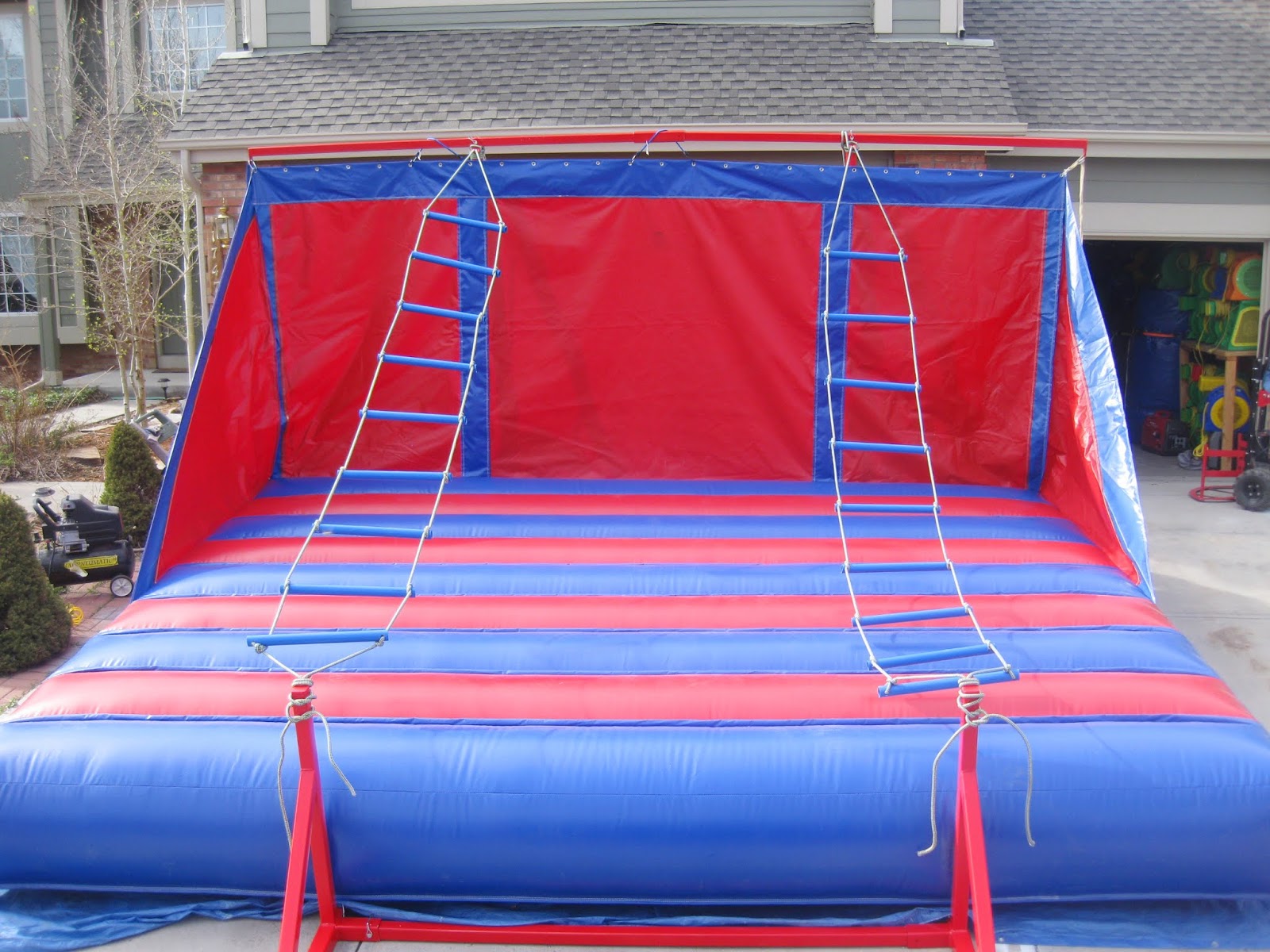 Welcome to Jacobs Ladder inflatable interactive game