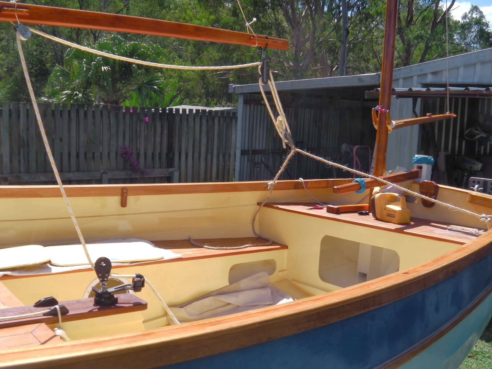 Dave's SFD Able Build: Start on the Rigging