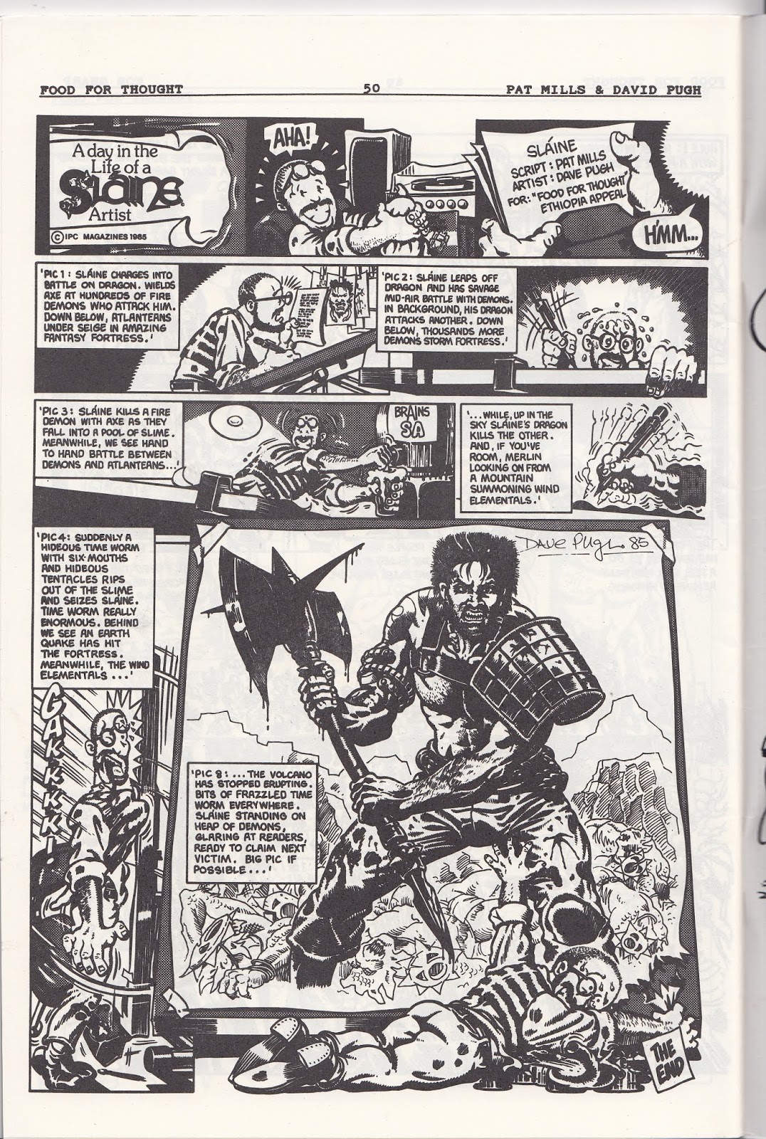 Boys Adventure Comics: Food for thought comic - part 2