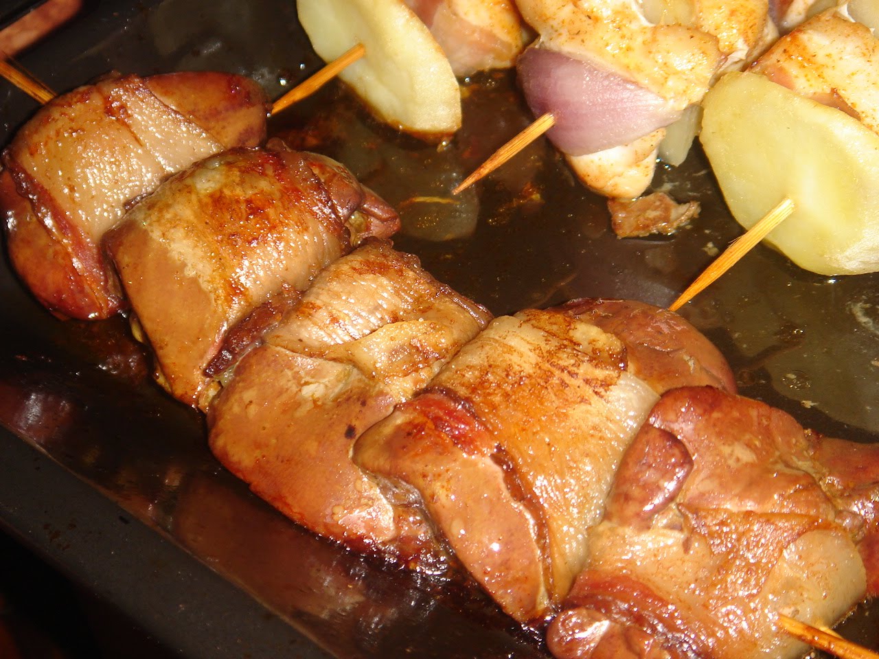 Nem vagyok mesterszakács: Mangalica szalonnában sült fűszeres pecsenye ...