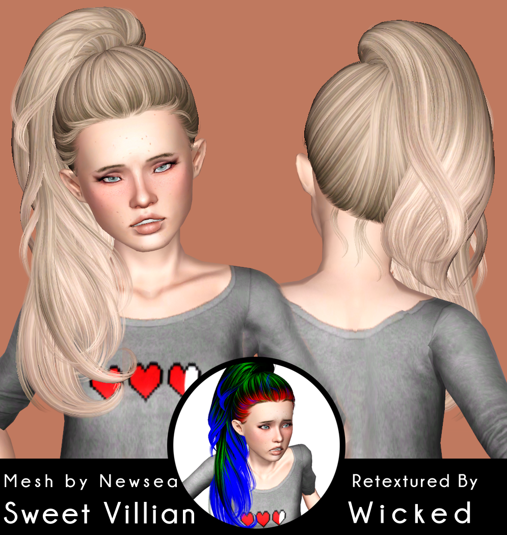 My Sims 3 Blog: Hair Retextures by WickedSims
