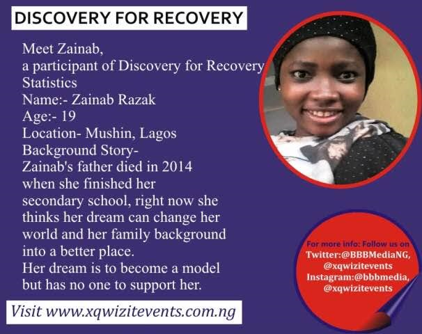 Discovery for Recovery seeks to empower less privilege girls in your area