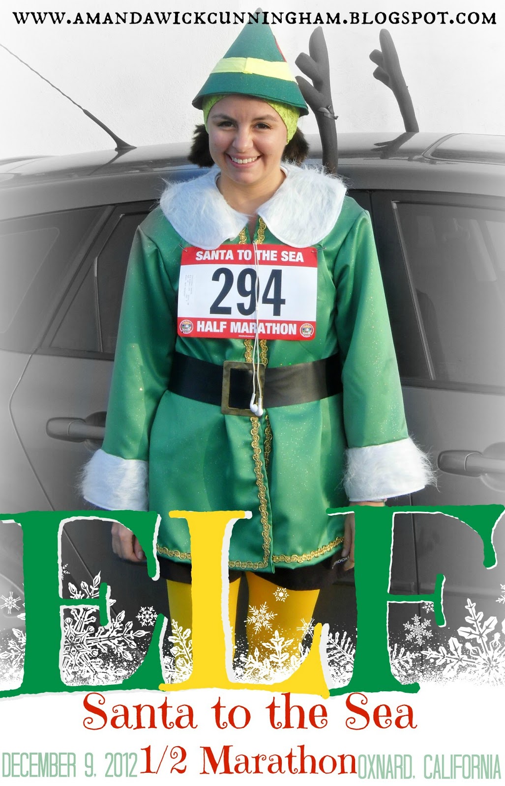 Kaleidoscope of Colors: Santa to the Sea, Half-Marathon