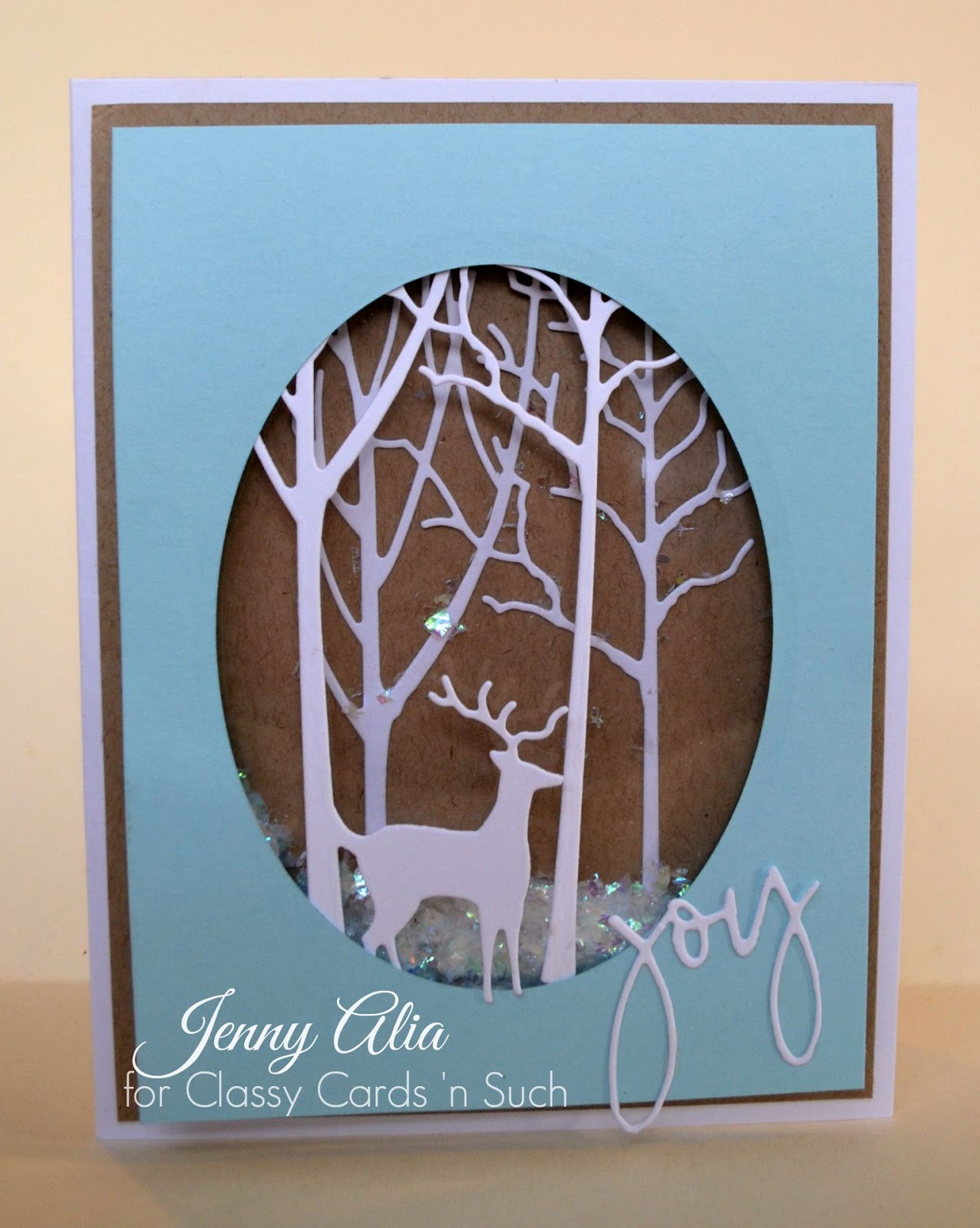 Jen's Paper Obsession: Classy Cards Winter Shaker