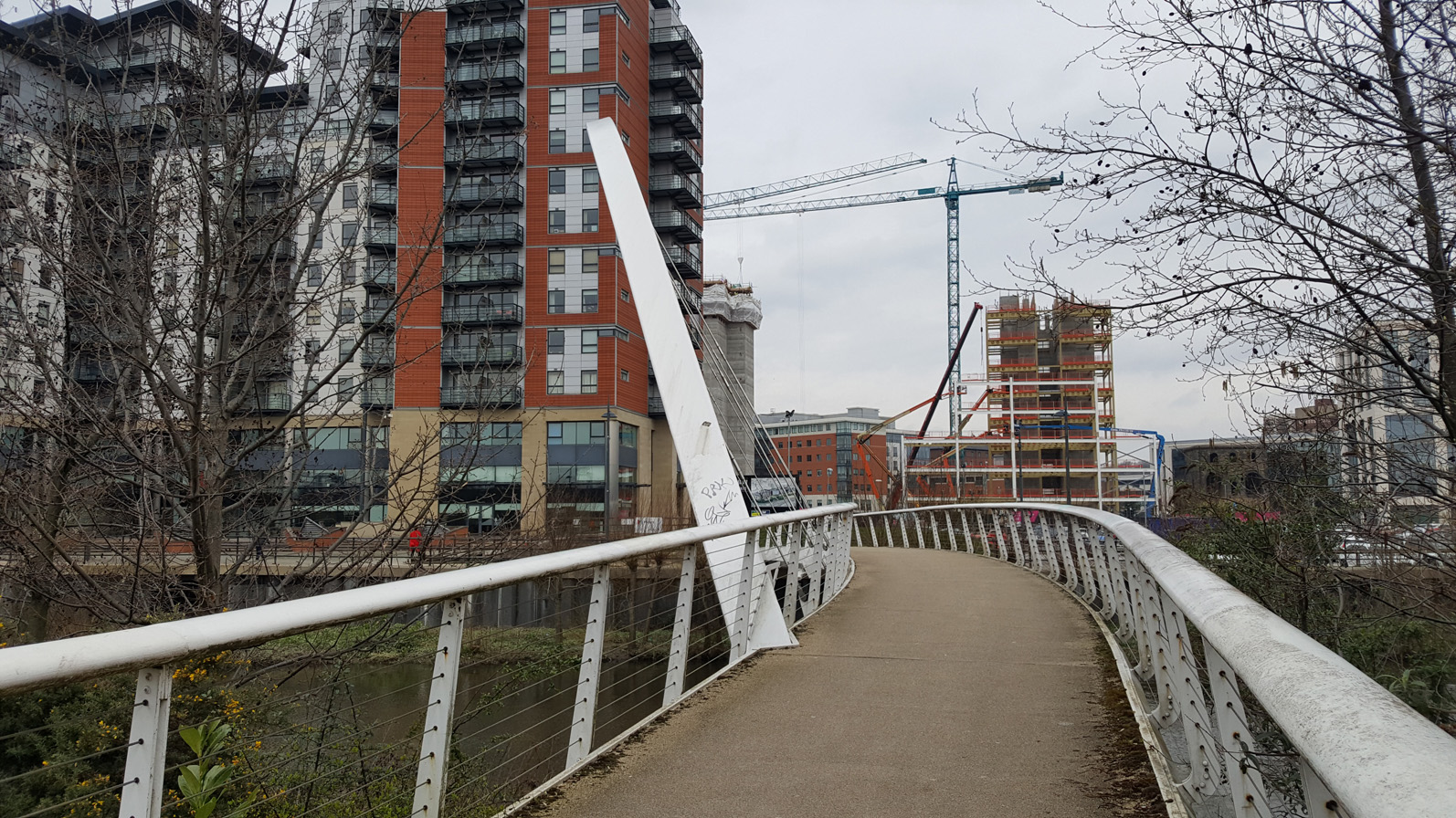 The Happy Pontist: Yorkshire Bridges: 30. Riverside Way Bridge, Leeds