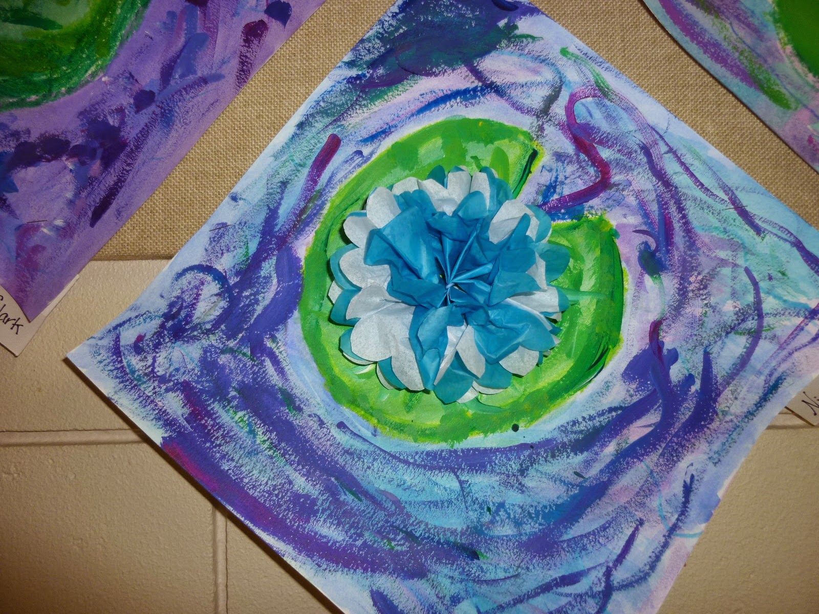 Mrs. Werner's Art Room: 4th Grade Monet Waterlilies