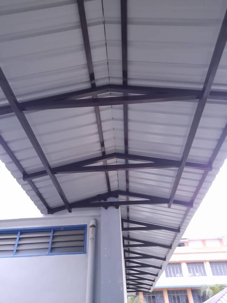 AWNING PAGOLA DAN GRILL : Nilai : Memasang Lantai Platform Besi dan ...