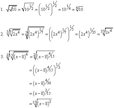 Roots Expressed as Exponents - Alfi Blog