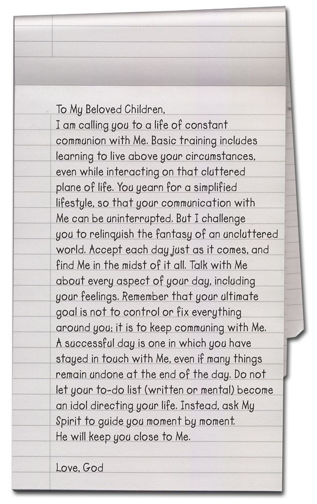 God is good...all the time!: A Note From God