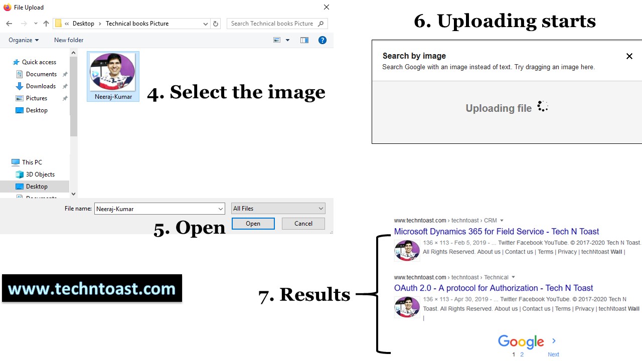 How to perform Reverse Image Search - Tech N Toast