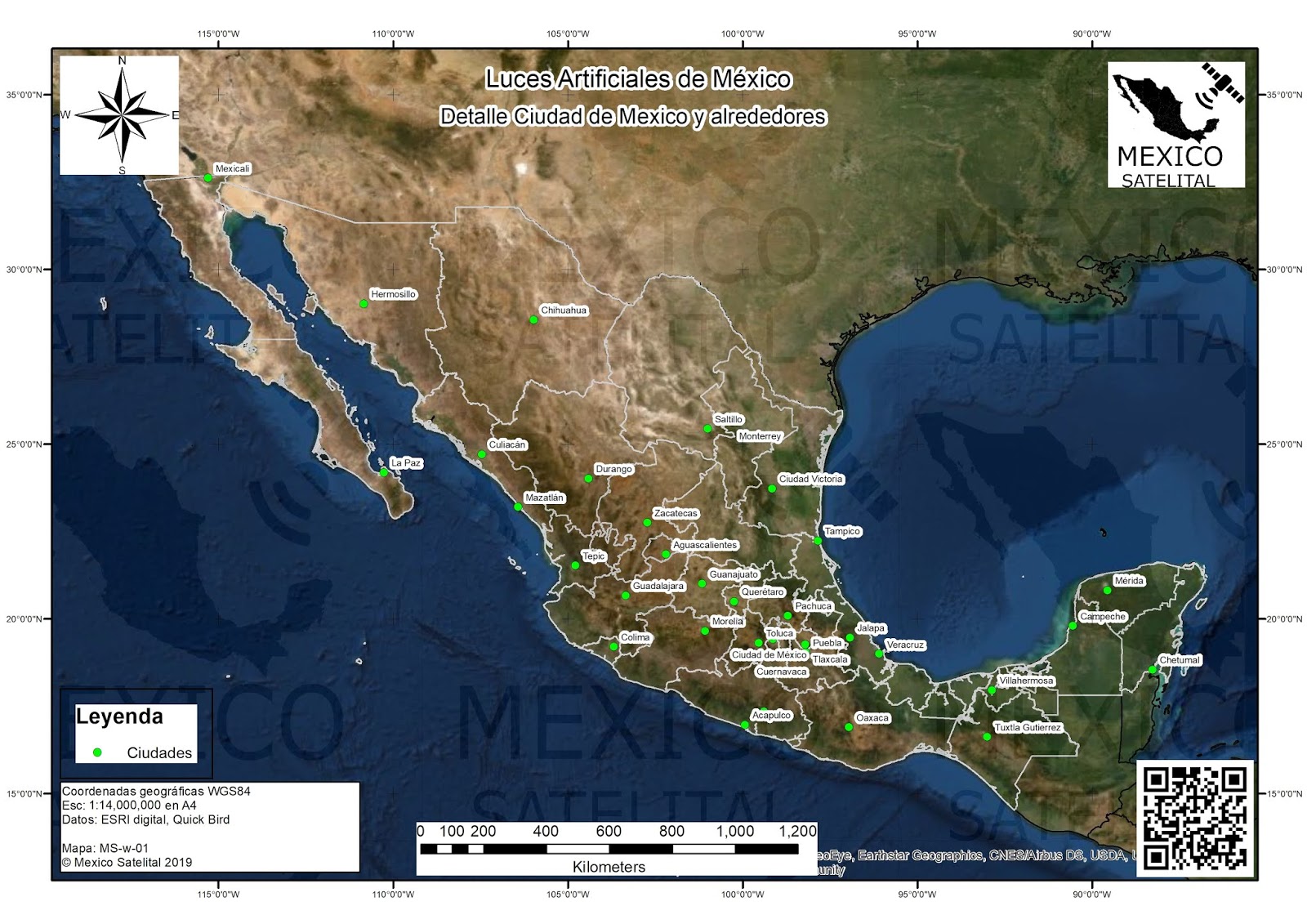 México visto con imágenes satelitales - Mexico Satelital