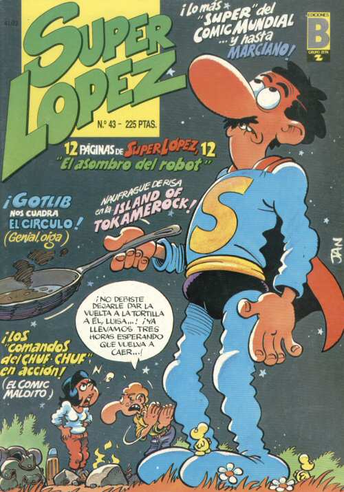 Lectura cronológica de Superlópez: 26 Las Tonterietas de Superlópez