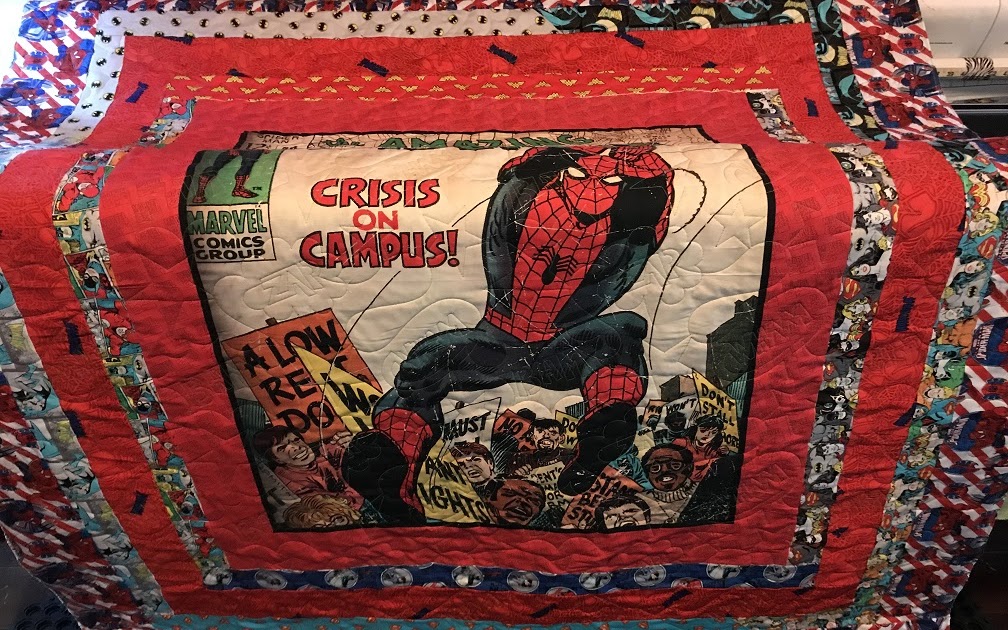 Quilts 'N Things Done By Betty Boop...w/Deb ;-): Spider-Man/Marvel ...
