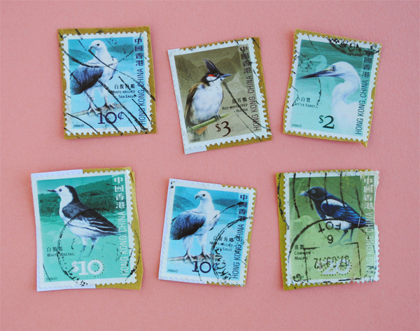 zakka life: DIY Mini Postage Stamp Flags