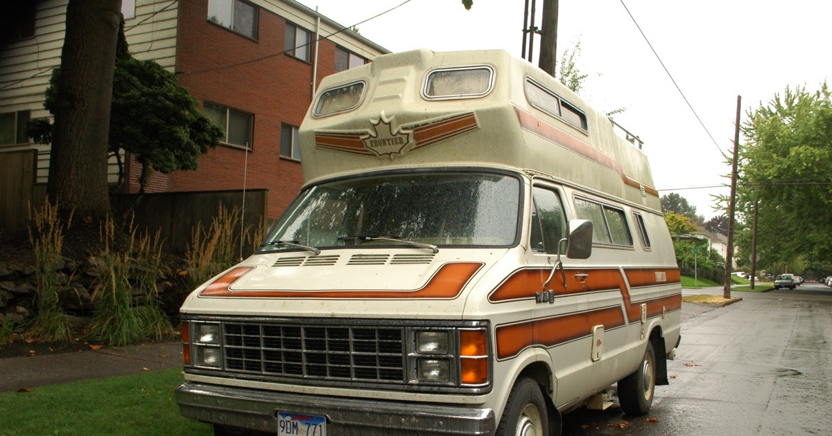 OLD PARKED CARS.: 1981 Dodge Ram 350 Royal Frontier Camper Van.