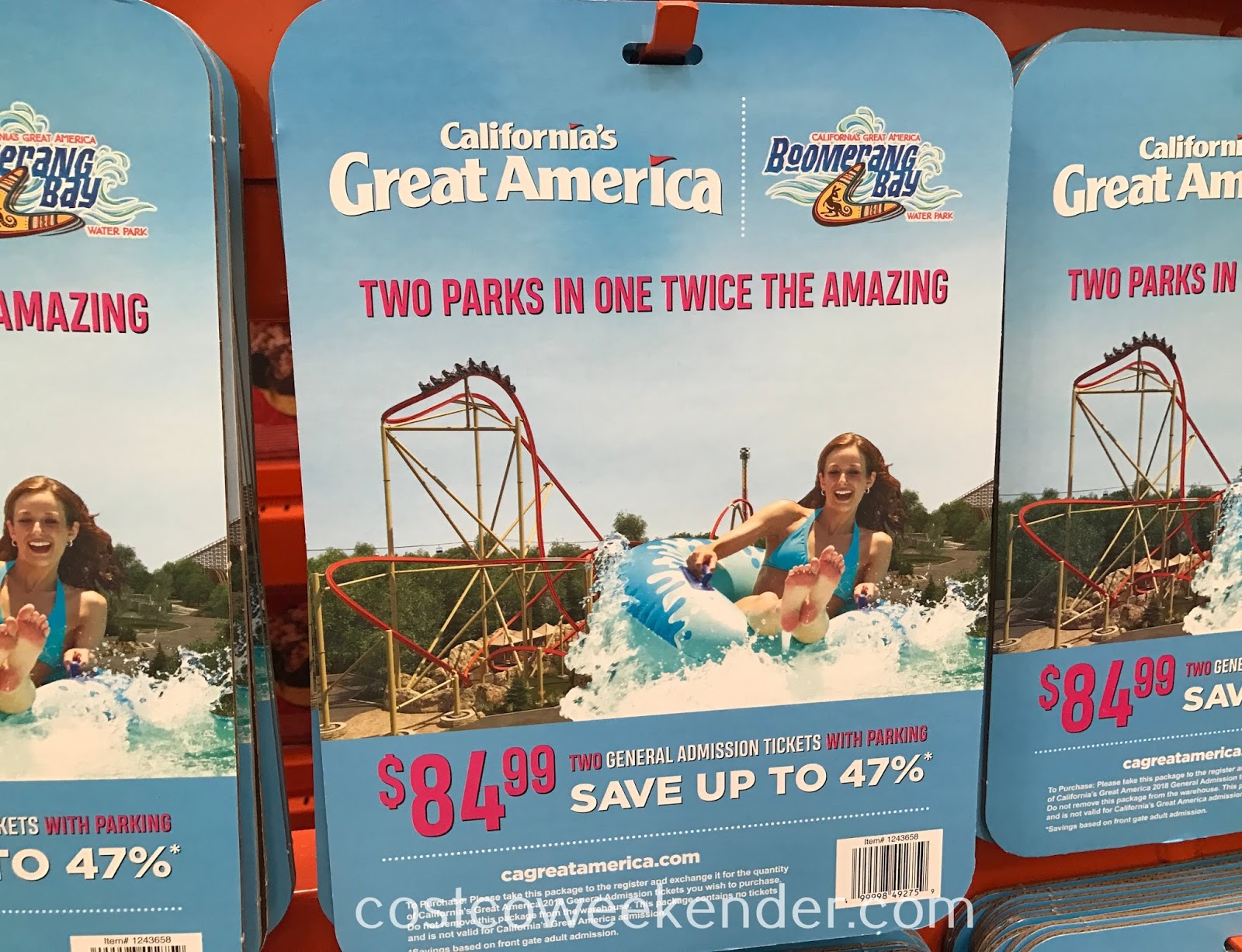 Great America Two General Admission Tickets with Parking (2018 ...
