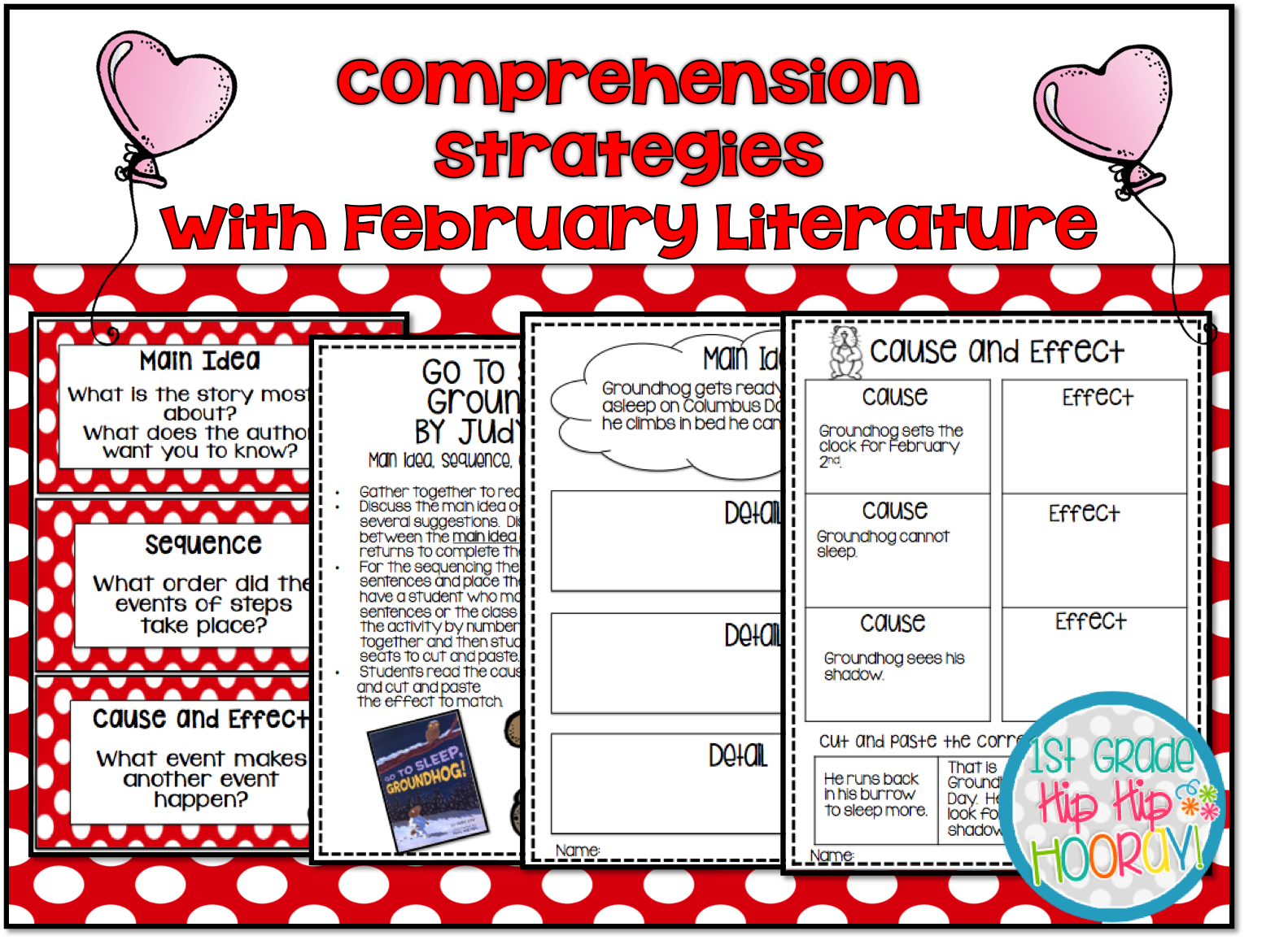 1st Grade Hip Hip Hooray Teaching Comprehension With Favorite 1st-grade-hip-hip-hooray-teaching-comprehension-with-favorite