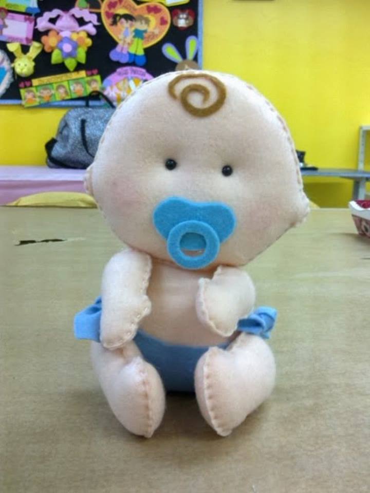 LINDOS MOLDES DE BEBÊS EM FELTRO!