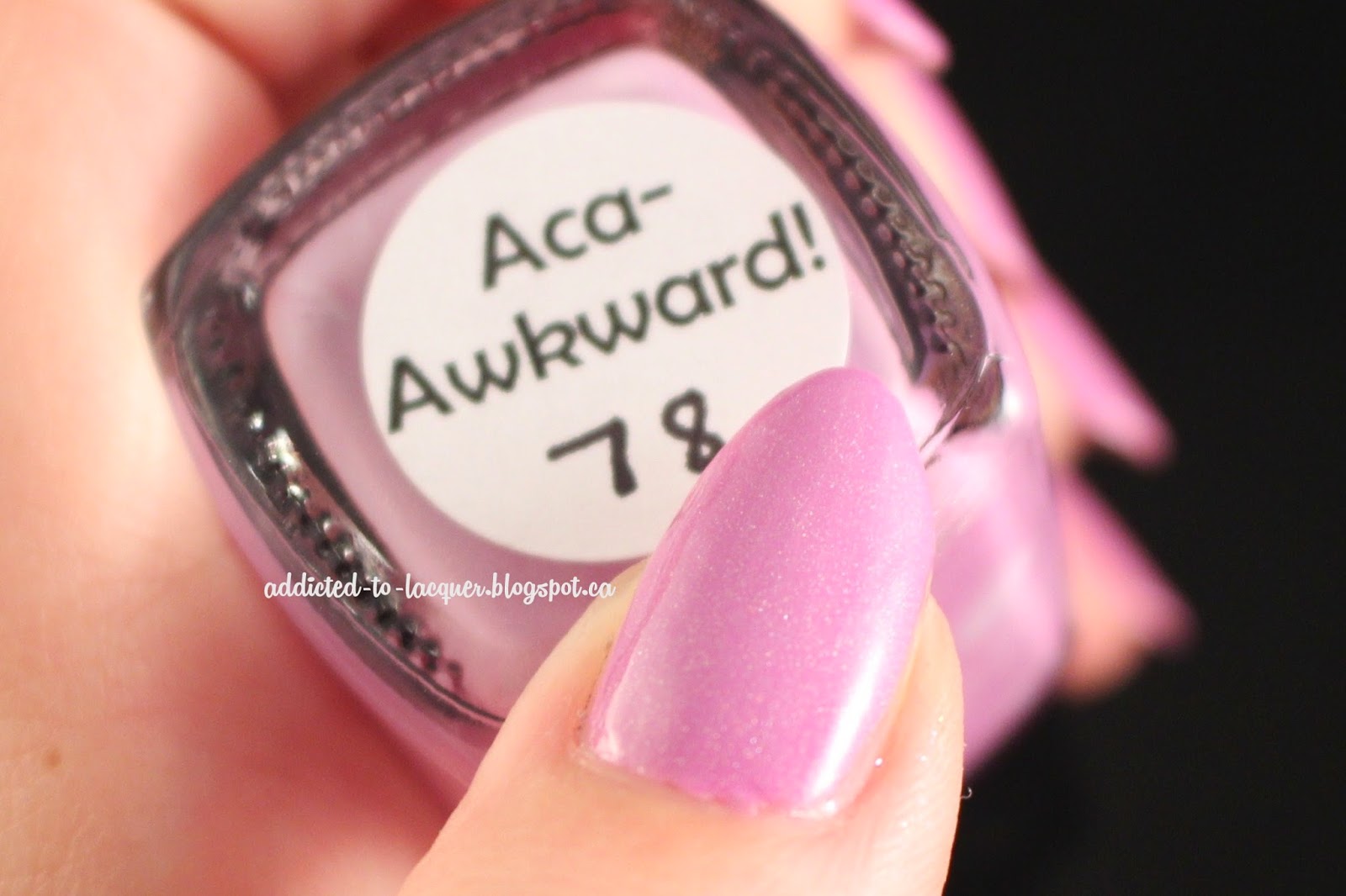 Addicted to Lacquer: Dollish Polish - Aca-Awkward!